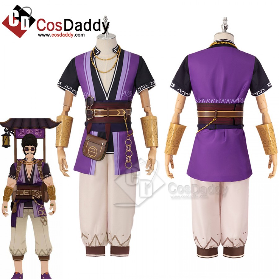 Genshin Impact Liben Cosplay Costumes Gameplay Outfit Halloween Carnival Suit